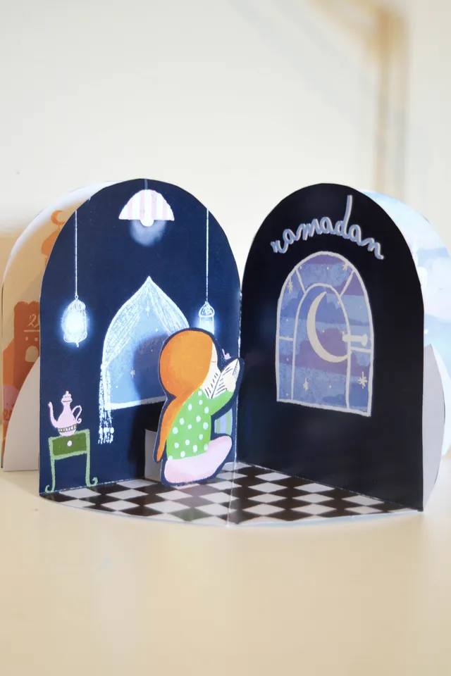 Pop-Up Book Template the 5 pillars of Islam | The Remembrance Shop